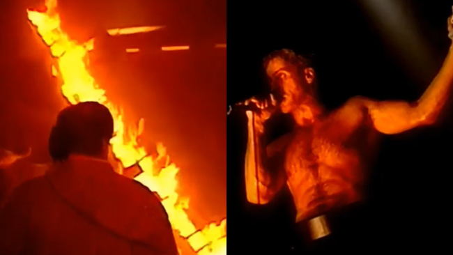 Rammstein almost once set a whole stage on fire by accident | Louder