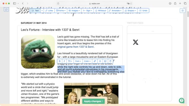 Sejda PDF editor review | TechRadar