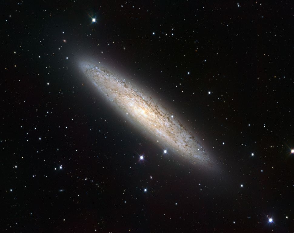 'Silver Dollar' Galaxy Glistens in New Photo | Space