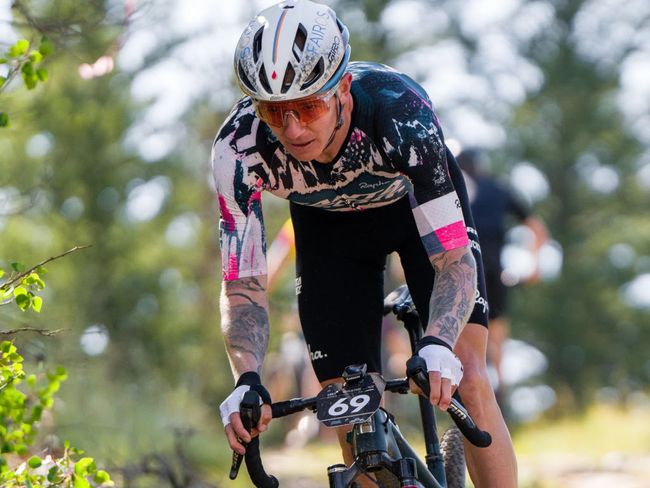 Payson McElveen ends chase for Unbound Gravel glory with physical ...