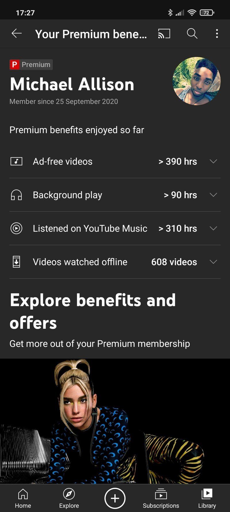 Google wants to let you know how much you use YouTube Premium | Android ...