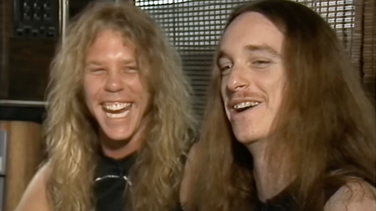 Flashback: see remastered footage of Metallica doing press for Master ...