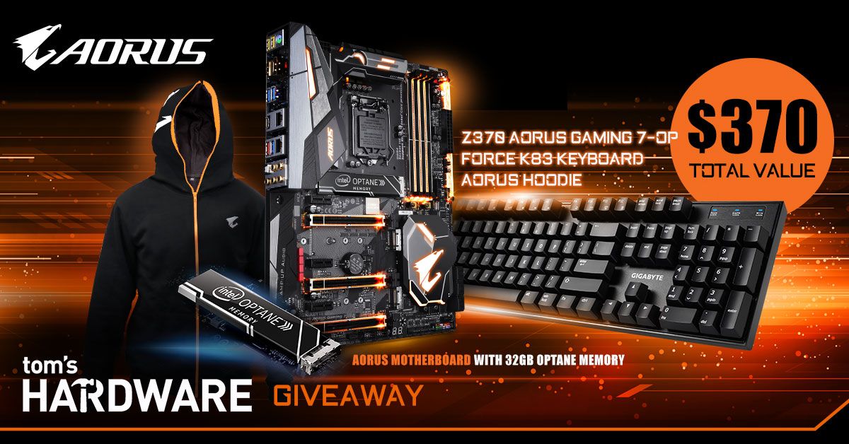 Aorus Intel Optane Motherboard Giveaway | Tom's Hardware