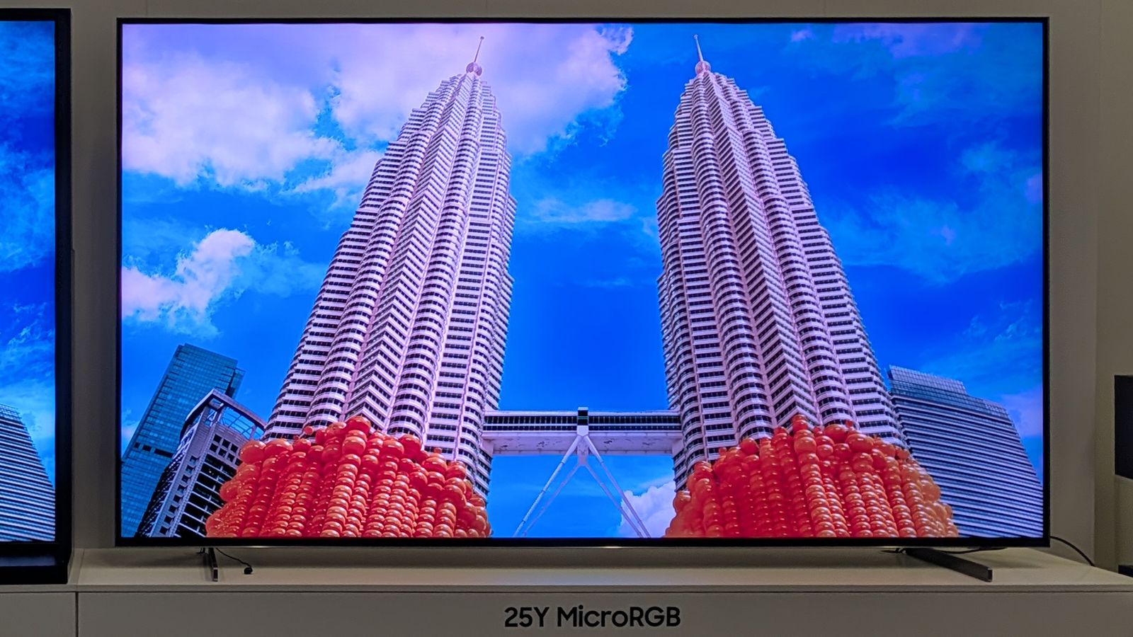I saw Samsung's new Micro RGB TV in action – it's 115-inches of glare ...