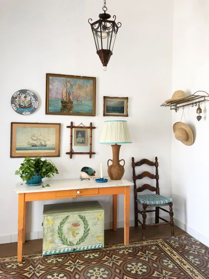 Explore a charming Greek villa that's had a colorful update to its ...