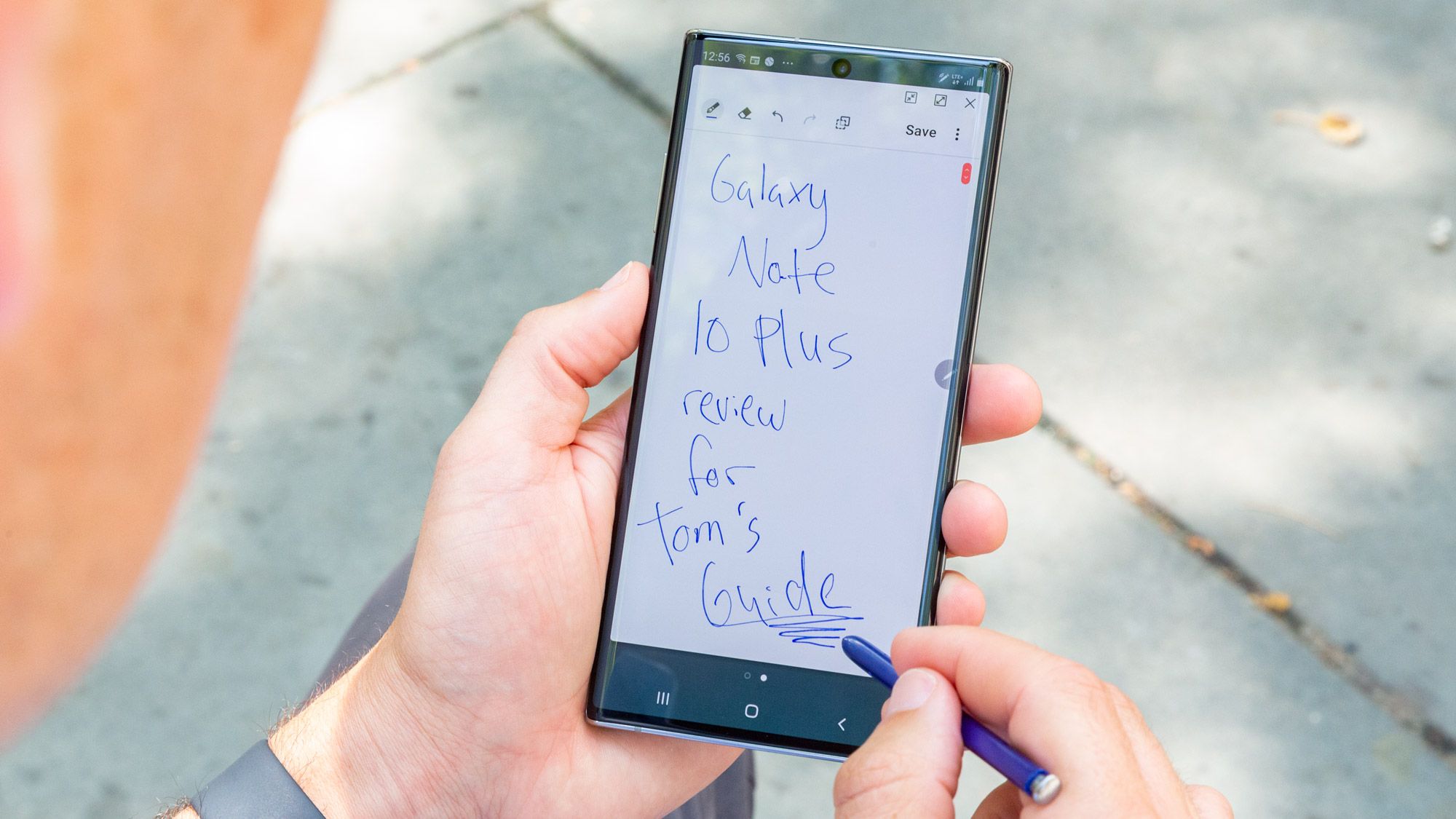 How to Transcribe and Export Written Notes on the Galaxy Note 10 | Tom ...