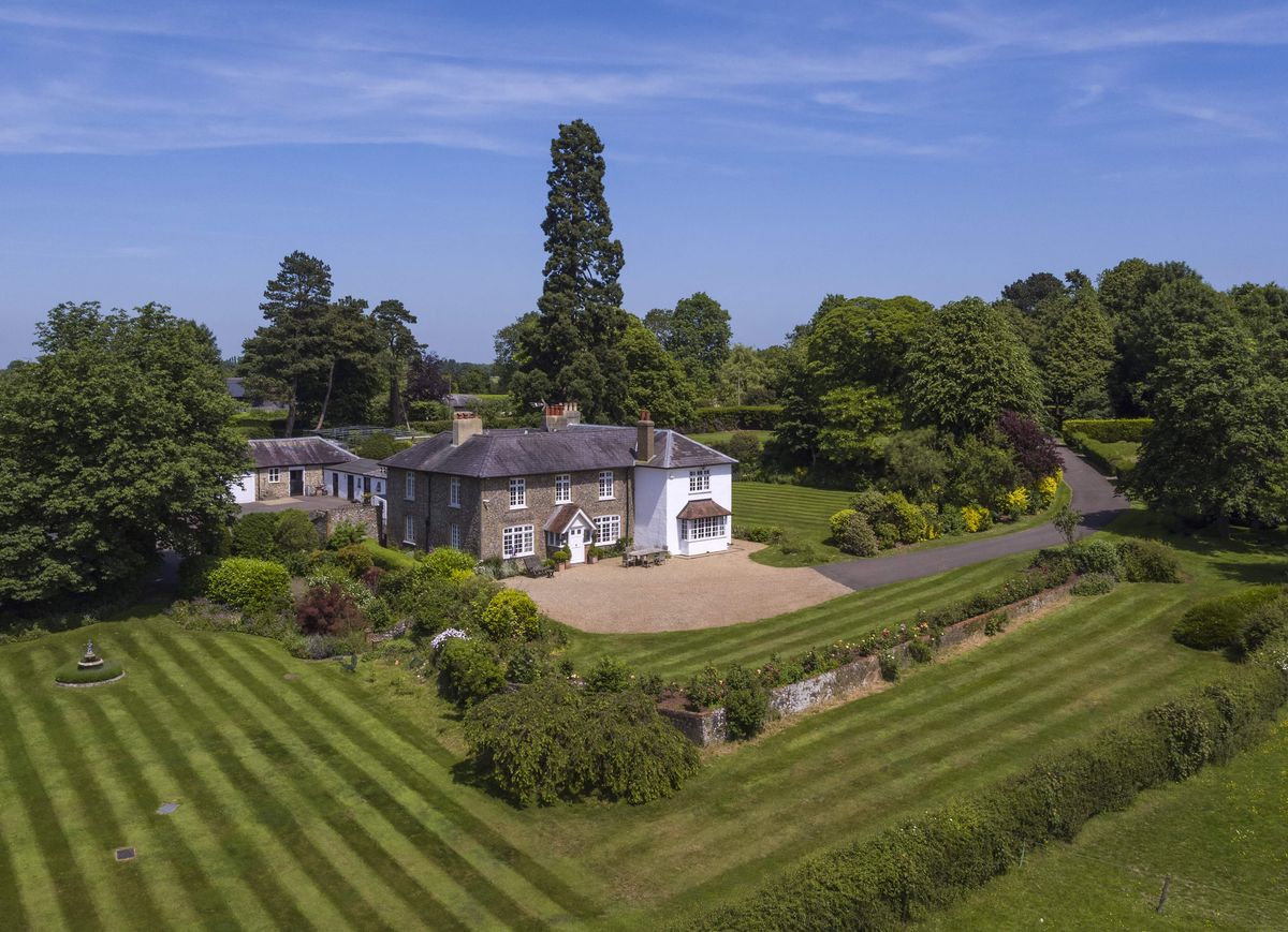 A traditional country estate in Kent with stunning views of the North ...