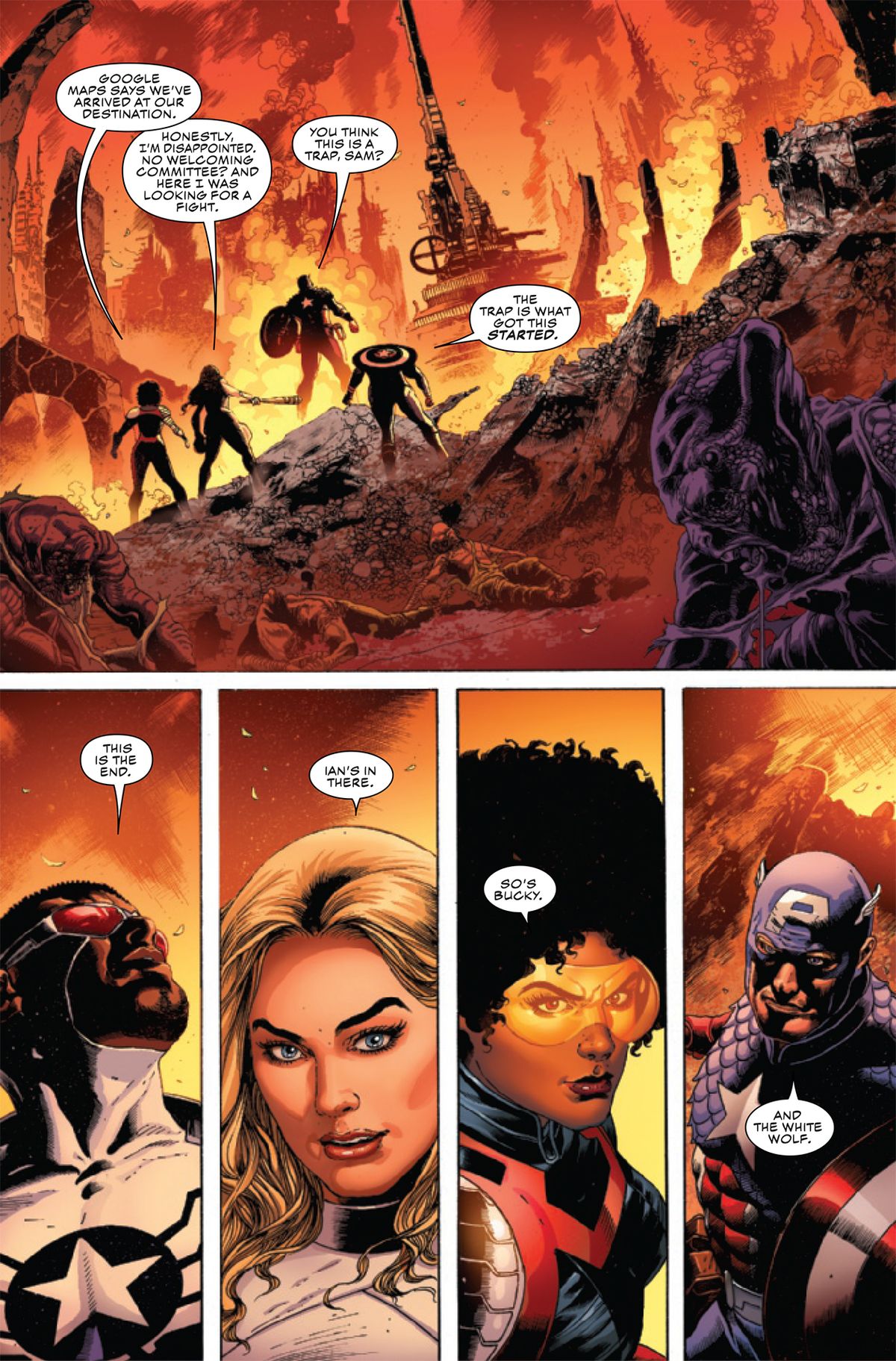 Captain America: Cold War Omega #1 brings a climax to the epic story ...