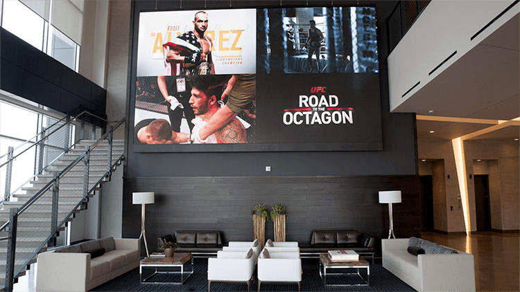 NanoLumens ENGAGE Series LED Display Installed at New UFC Corporate ...