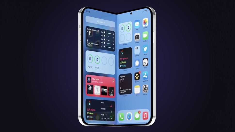 Stunning iPhone Fold renders reveal what Apple's foldable might look ...