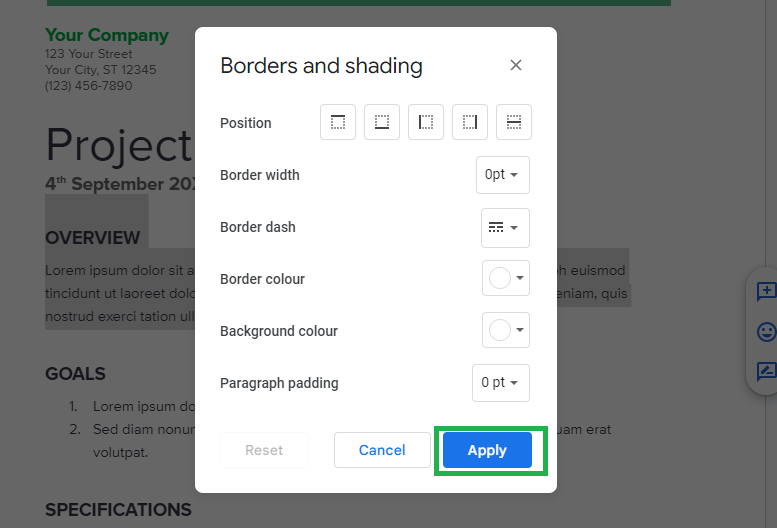 How to add a border in Google Docs | Tom's Guide