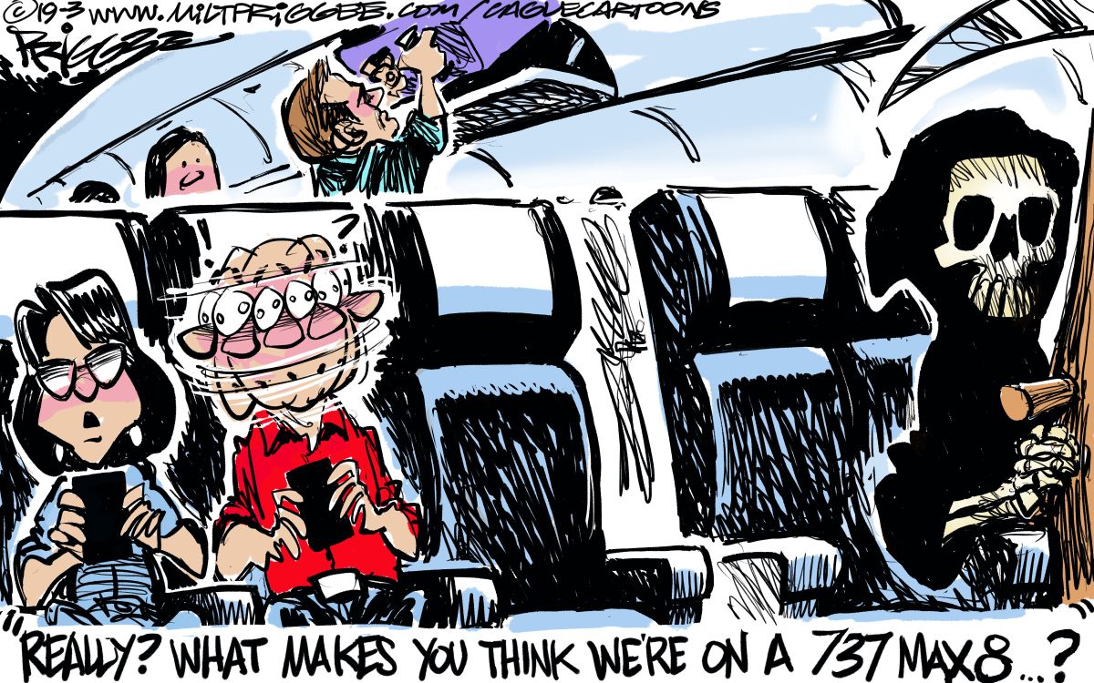 Political Cartoon U.S. Boeing 737 Max FAA Safety | The Week