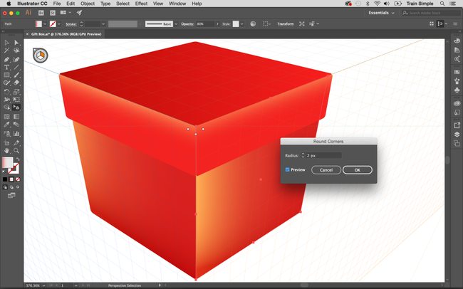 Using Perspective Grid in Illustrator: steps 10-18 - Create perspective ...