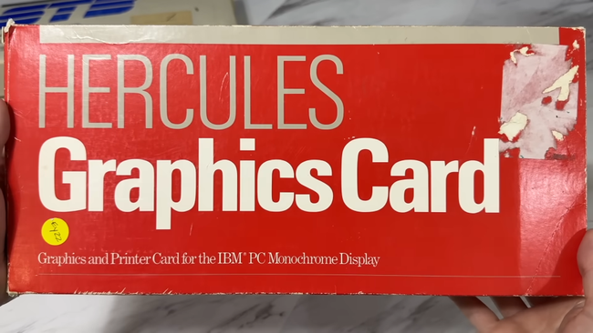 8-bit PC Hercules Graphics Card from 1984 gets revisited — Hercules GPU ...