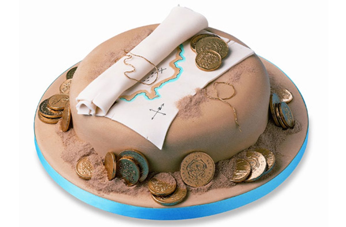 Treasure map cake | Dessert Recipes | GoodtoKnow