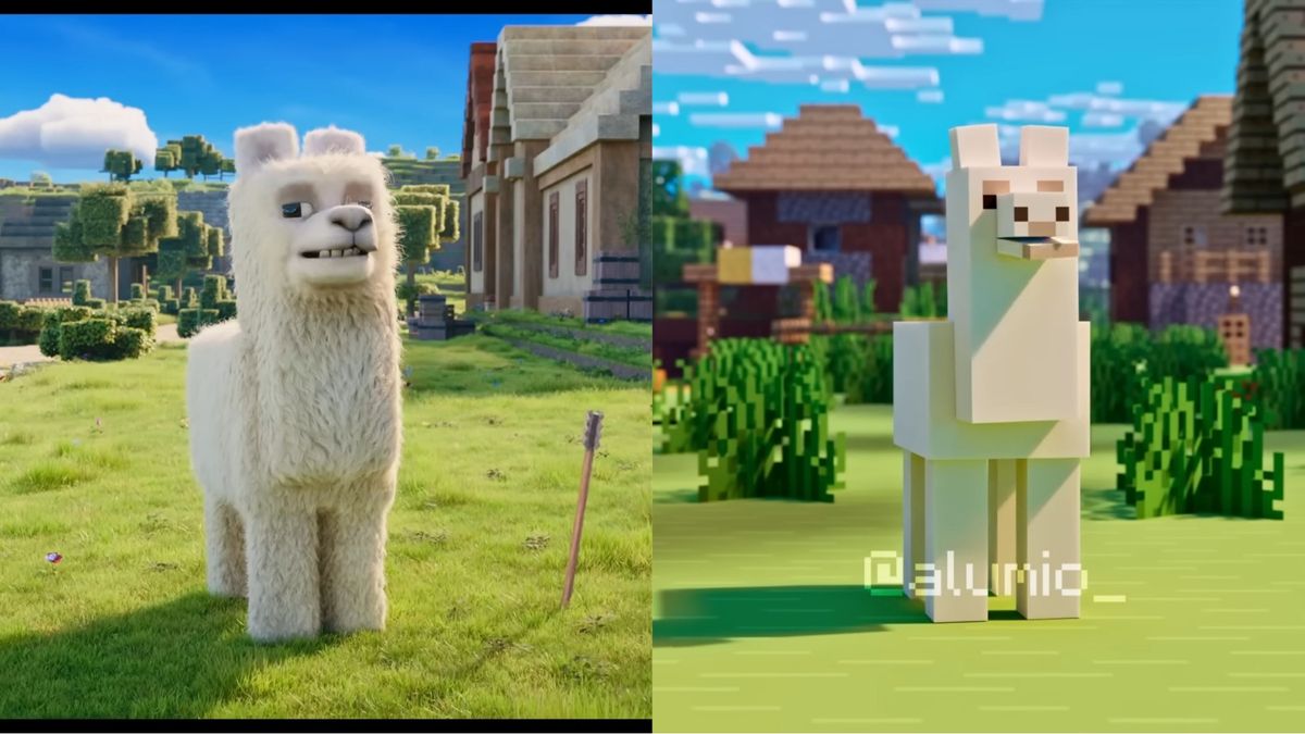 Someone has reimagined the 'cursed' Minecraft movie trailer as fully ...