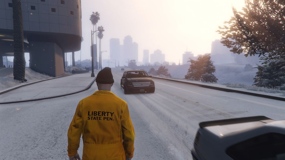 GTA Online snow has arrived for the holidays | GamesRadar+
