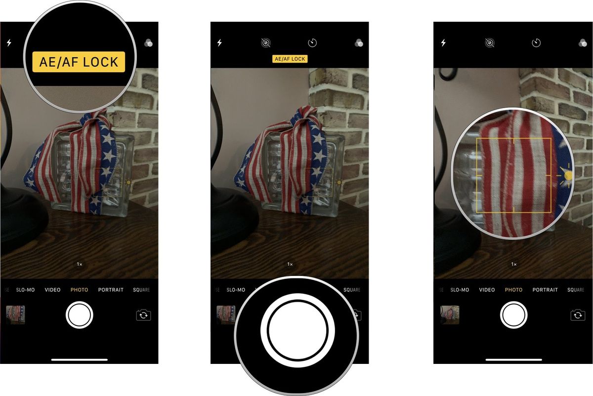 How to lock focus, bias exposure, enable grid, and geo-locate with ...