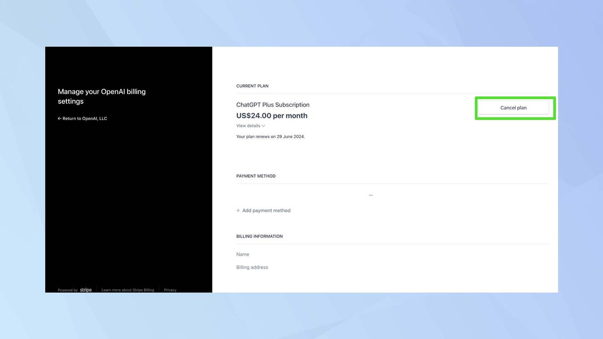 How to cancel ChatGPT Plus | Tom's Guide