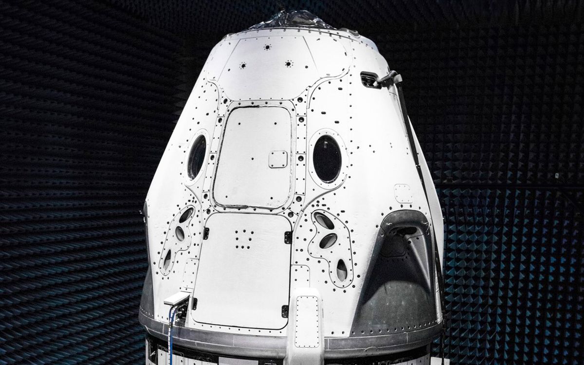 This Is SpaceX's 1st Crewed Dragon Spaceship Destined for Space | Space