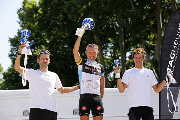 Martin on the podium | Cycling Weekly