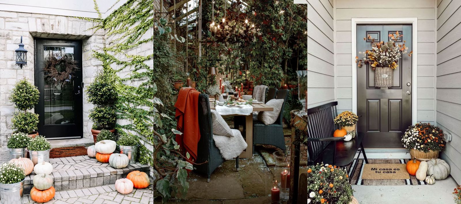 Outdoor fall decor ideas: 14 elegant exterior looks | Homes & Gardens