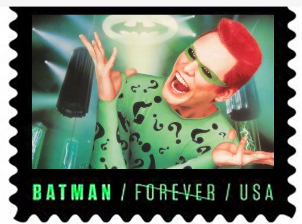6 Hilarious Batman Forever Stamps That Are Way Better Than The Post ...