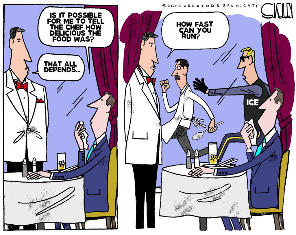 5 editorial cartoons about ICE and migrants | The Week