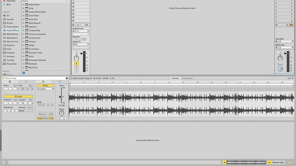 How to use mid/side EQ in Ableton Live: "When we split mid and sides ...