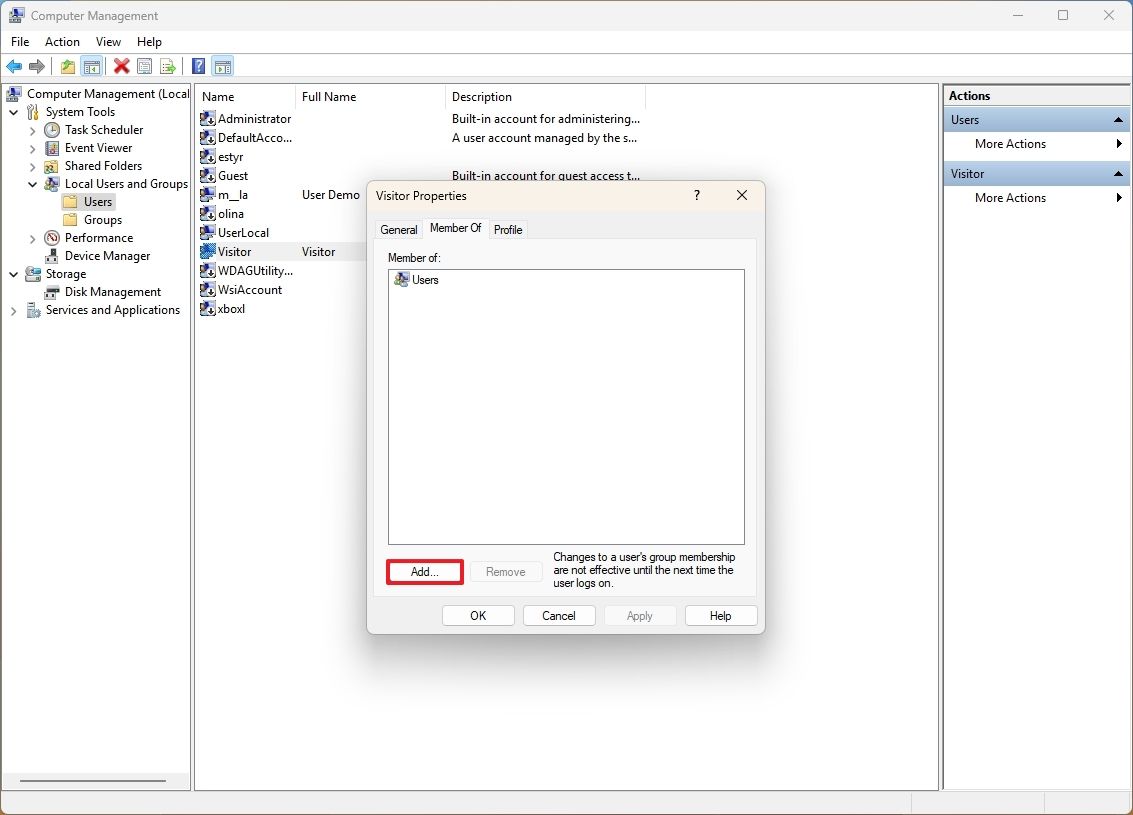 How to set up a guest account to safely share a Windows 11 PC | Windows ...