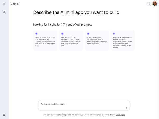 Gemini can now build you custom mini apps with this experimental Gem ...