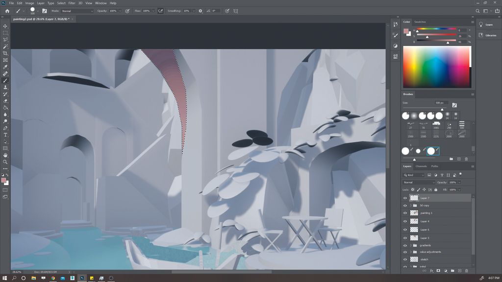 How to paint over a 3D environment | Creative Bloq