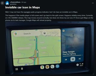 Something's missing: Android Auto users report a jarring bug in Google ...