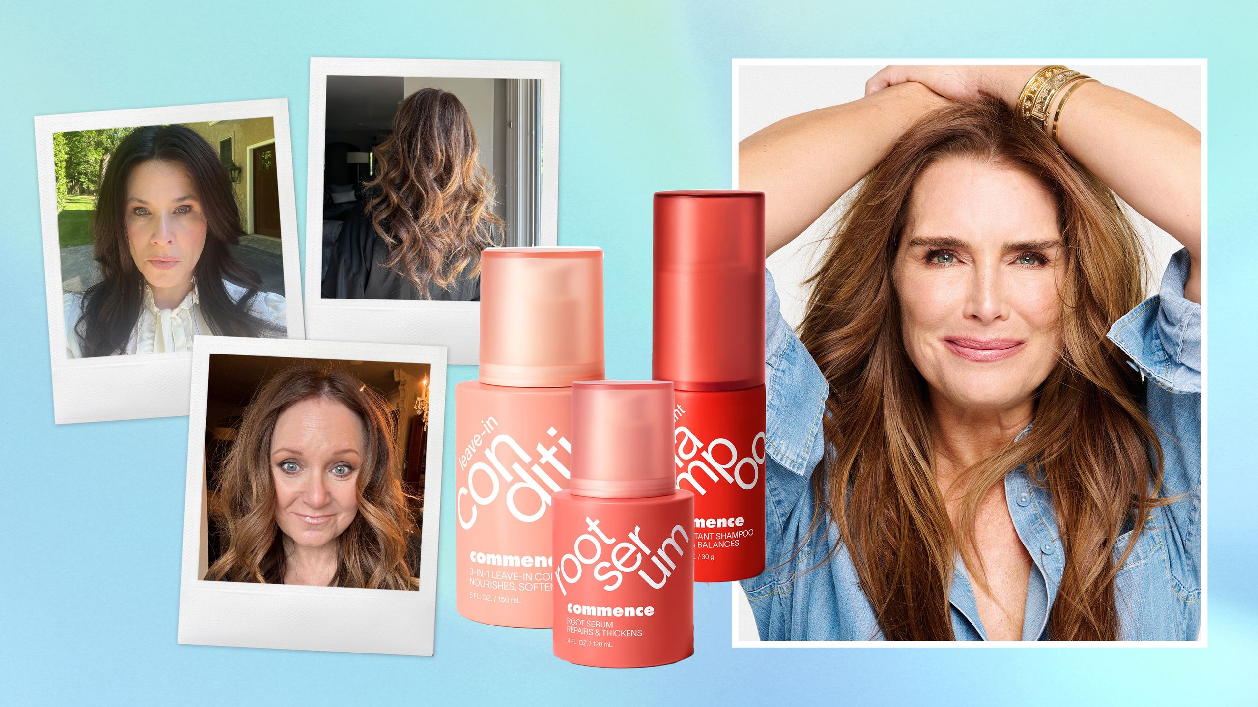 Brooke Shields's New Hair Brand, Commence, Solves Women Over 40's ...
