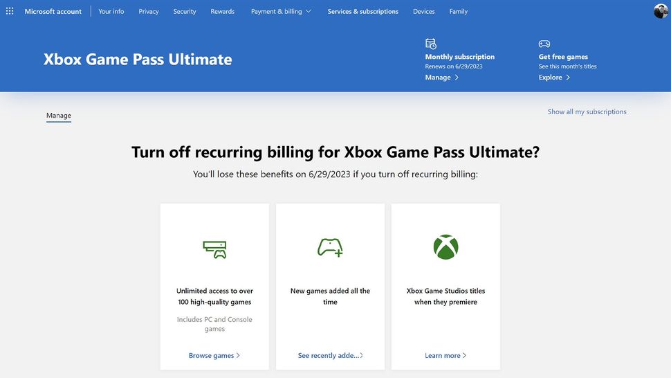 How to cancel Xbox and PC Game Pass in 2024 | Windows Central