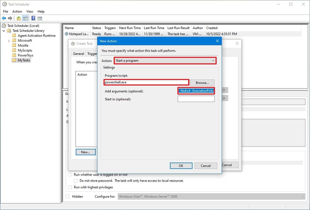 How To Create An Automated Task Using Task Scheduler On Windows 10 Windows Central