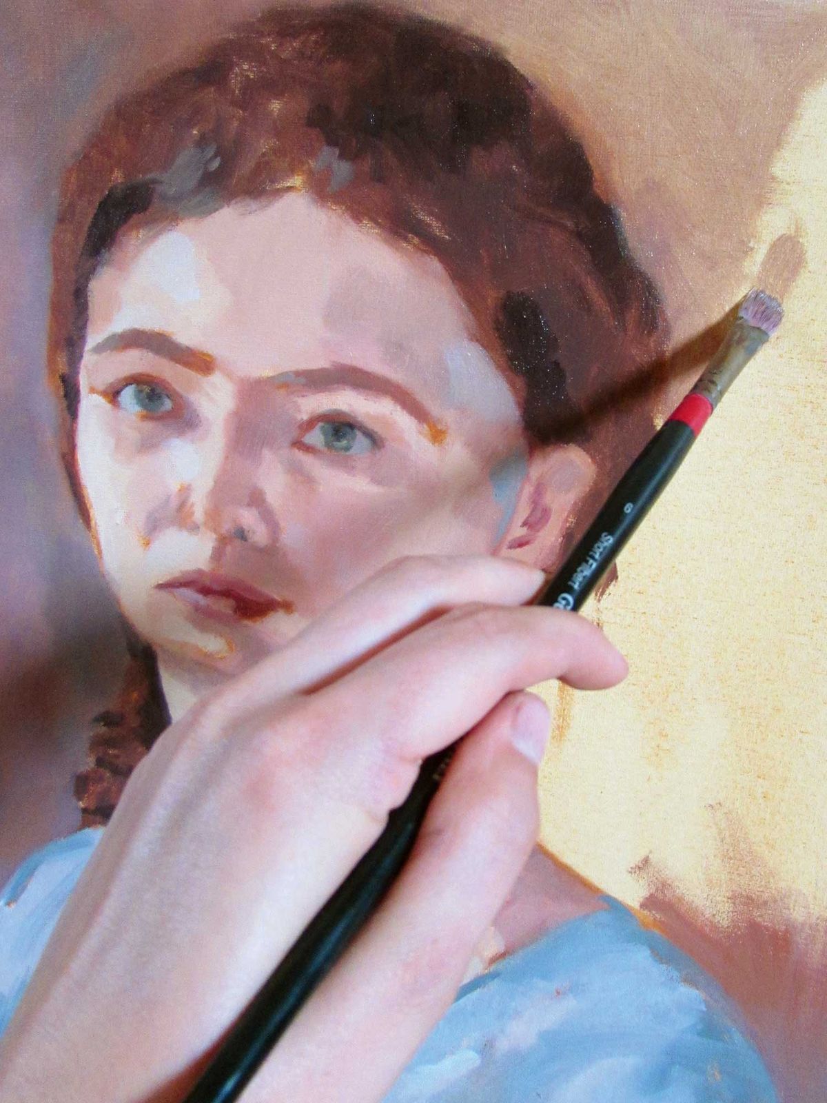 Create a self-portrait with just 4 colours | Creative Bloq