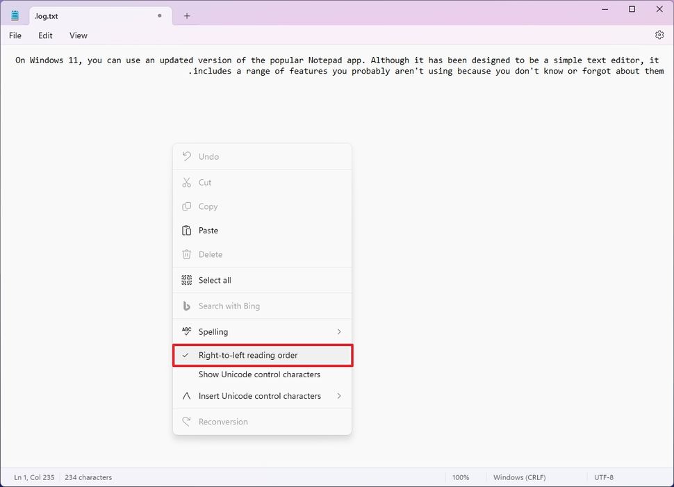 10 features you probably didn't know about Notepad for Windows 11 ...