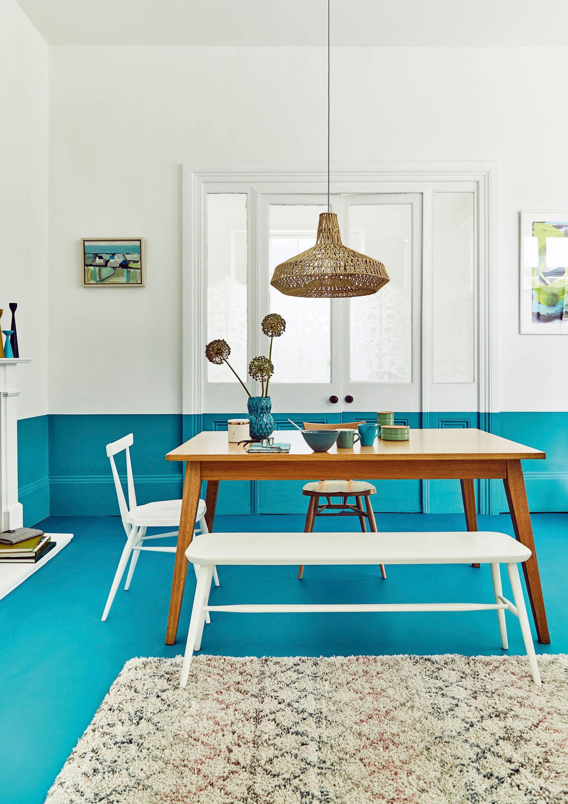 Color blocking walls: 21 clever ideas to add color to your space | Real ...