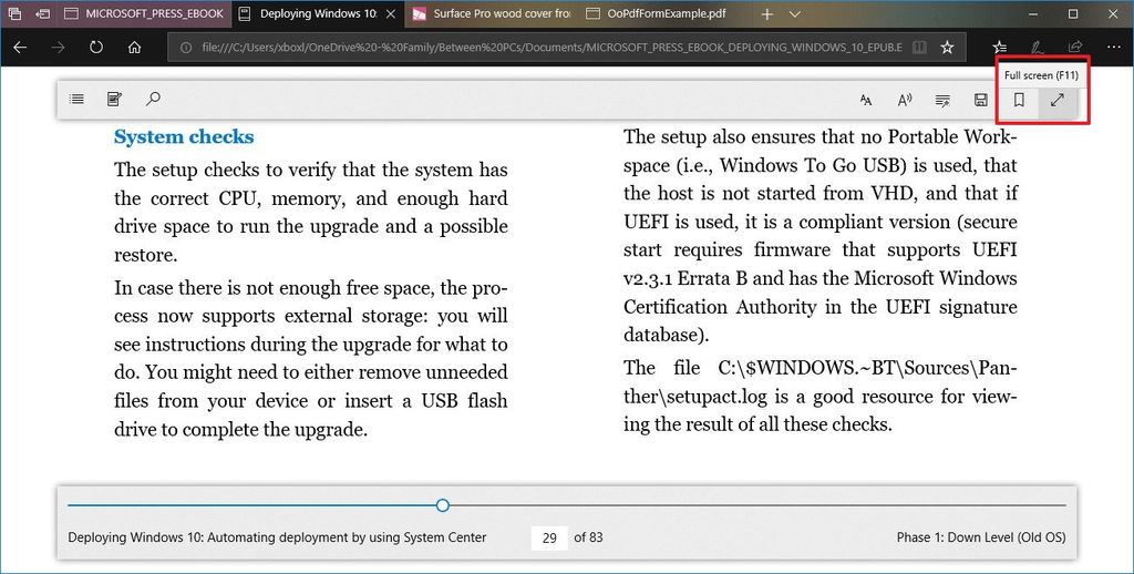 How to use Microsoft Edge's reading features in Windows 10 April 2018 ...