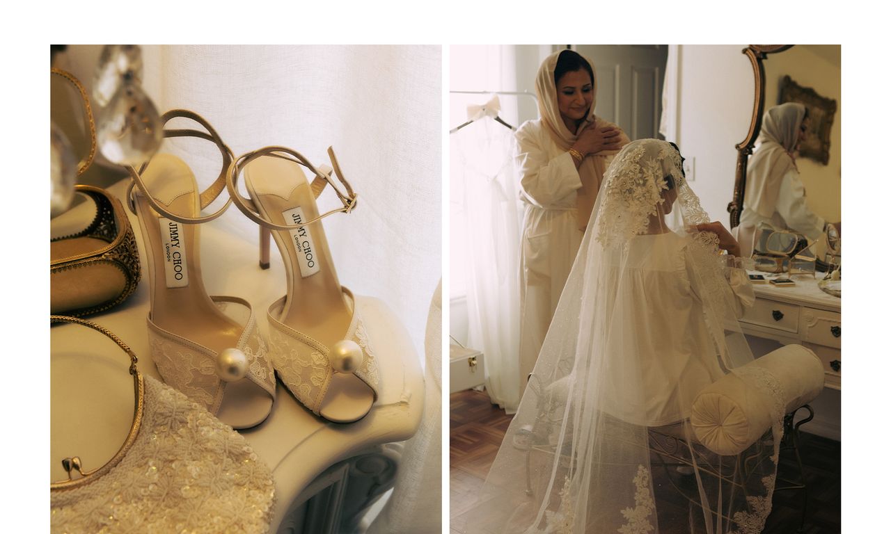 Who What Wear Weddings: Sally Ashour and Abdul Ayyad's Glamorous ...