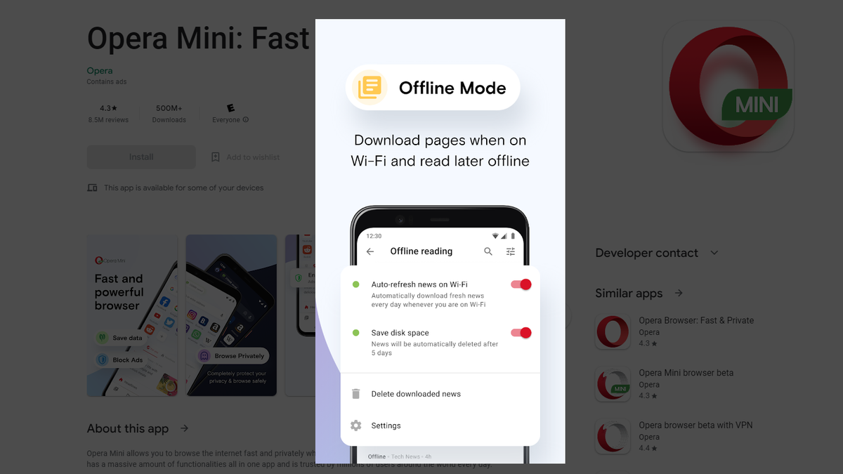Opera Mini review | TechRadar