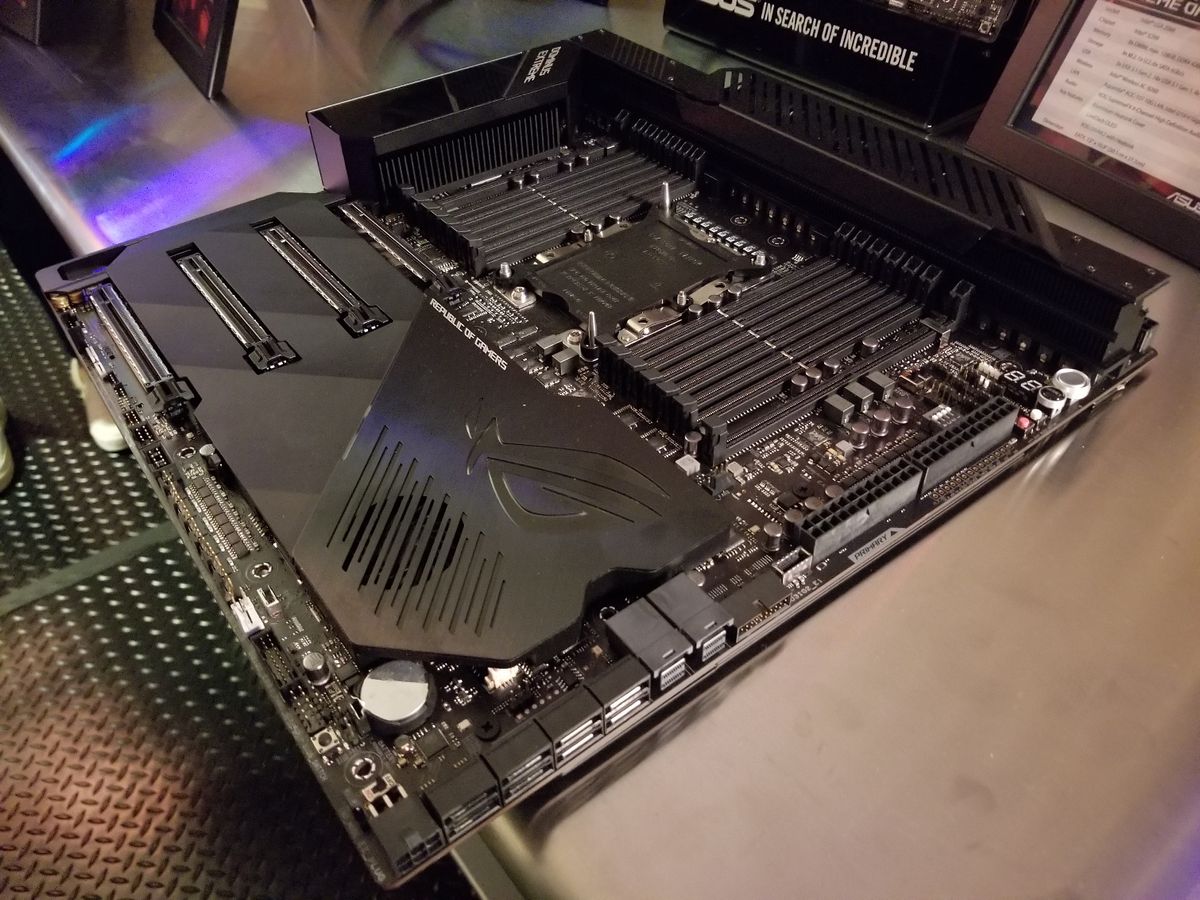 Asus Shows Massive X599 Dominus Extreme Motherboard | Tom's Hardware