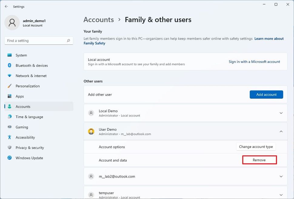 How to use local admin account to fix problems on Windows 11 | Windows ...