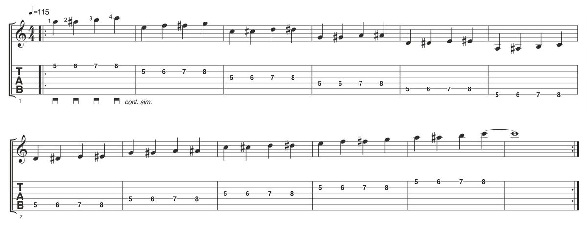 Guitar spider exercise: improve your speed with a few minutes a day ...