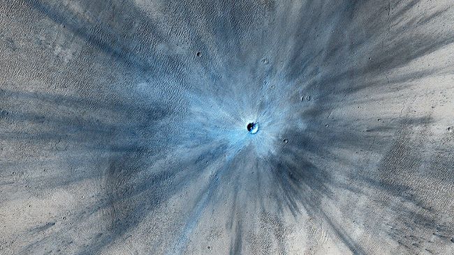 Megatsunami swept over Mars after massive asteroid hit the Red Planet ...