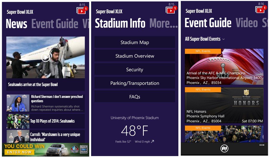 Windows Phone apps to help you tackle Super Bowl Sunday | Windows Central