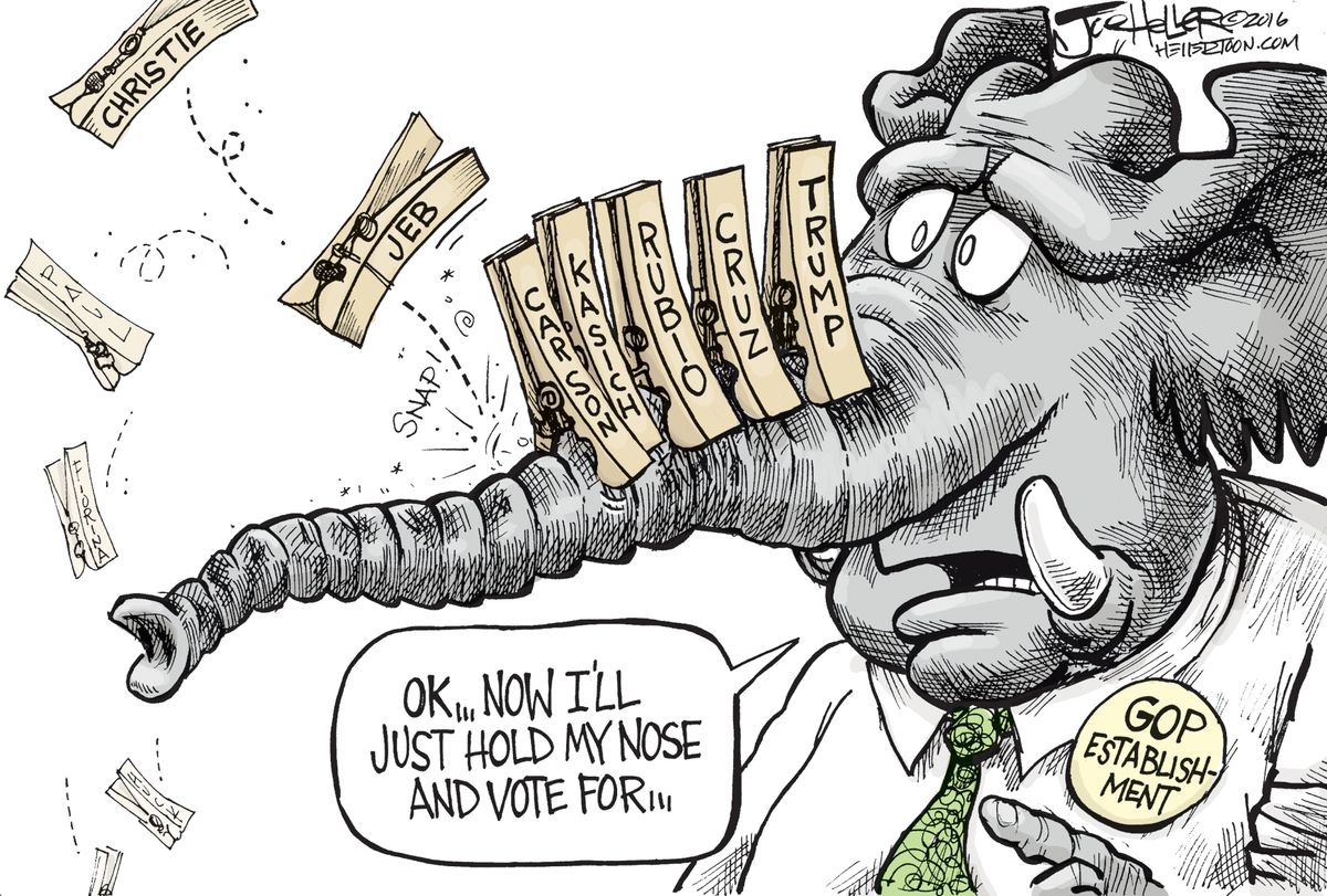 Political Cartoon U.S. GOP Decision 2016 | The Week