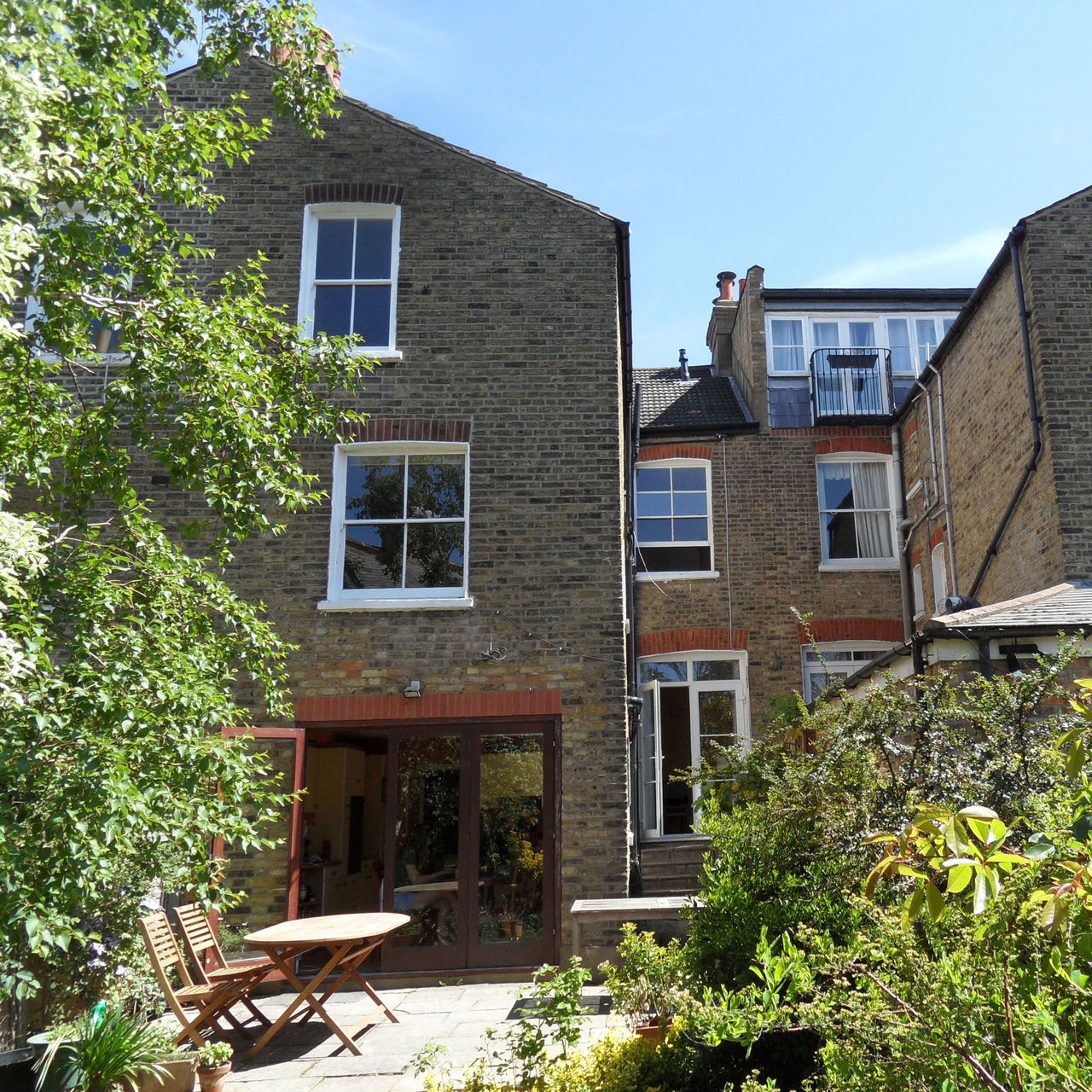 Dropping the floor level in this house has added both space and light ...