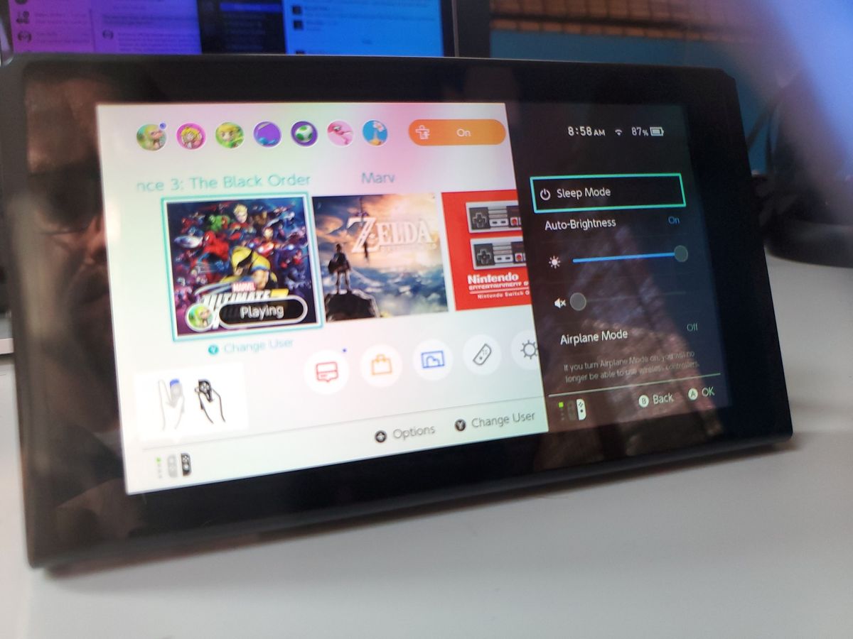 New Nintendo Switch screen is polarized differently from the original ...